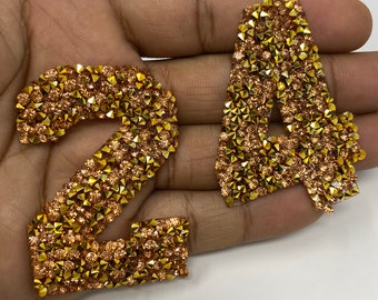 Hotfix Rhinestone Letters, SILVER 1 Pc, NEW, Choose Your Letter ...