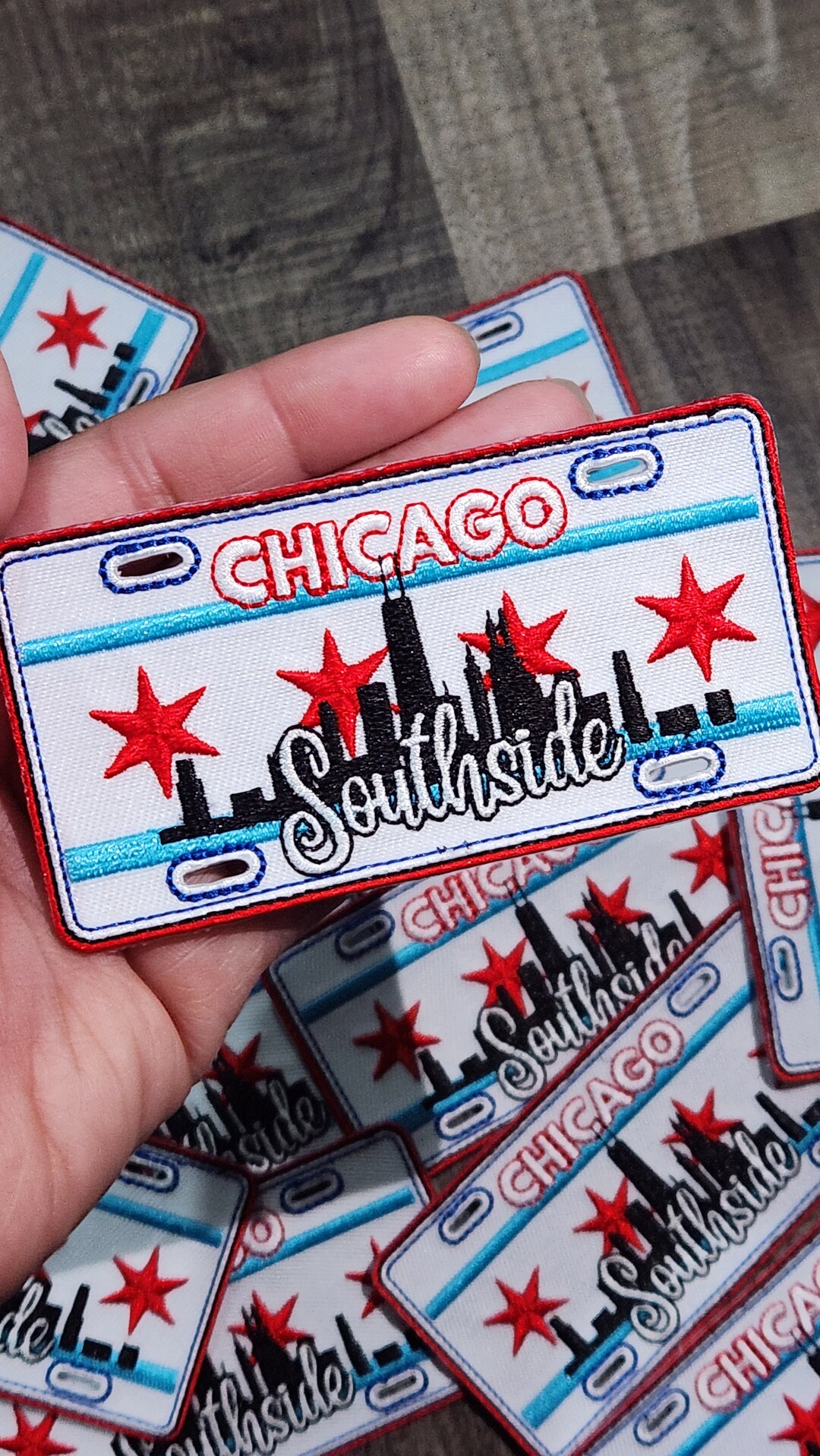 Collectable:"chicago Southside" (1-pc) Iconic License Plate, Iron-on ...