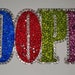 NEW Arrival,"dope" Colorful Blinged Out Rhinestone Patch With Adhesive ...