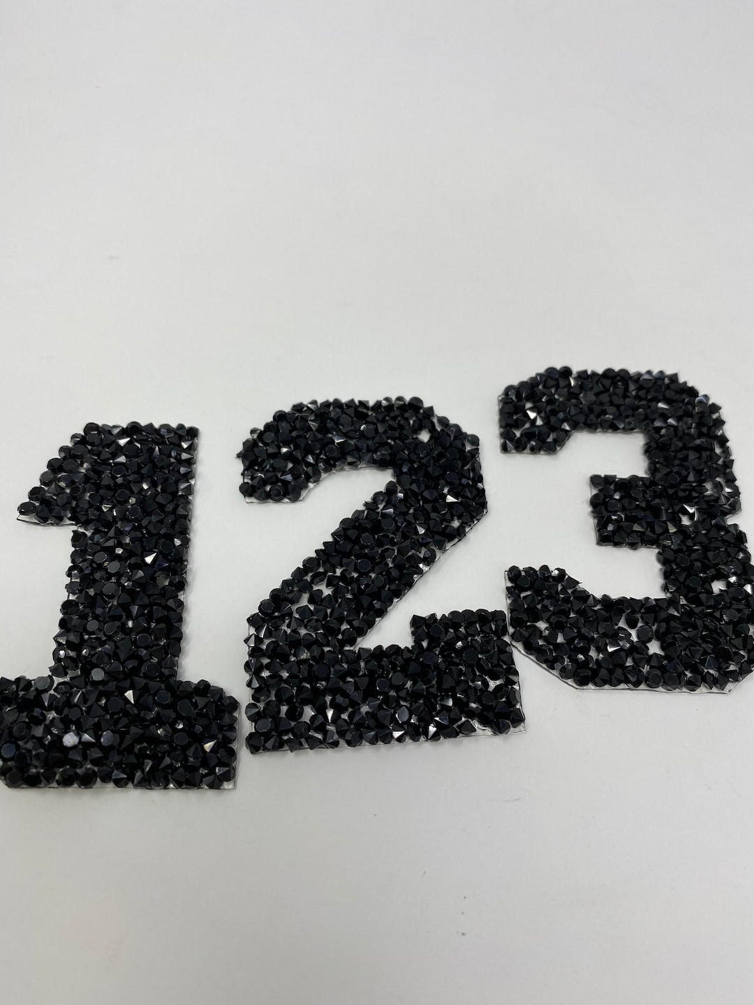 NEW, Hotfix Rhinestone Numbers, BLACK (1 Pc), NEW, Choose Your Number ...