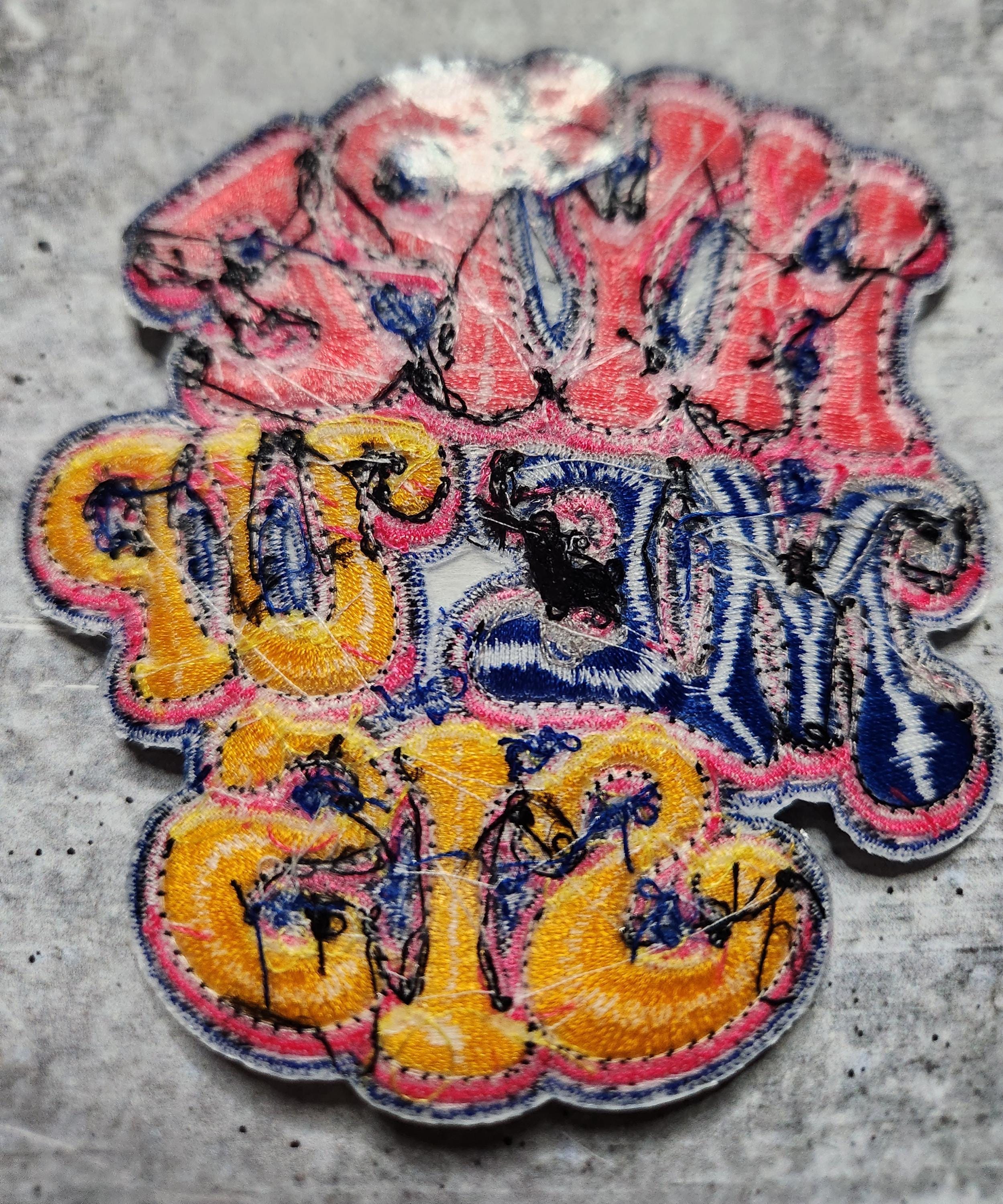 Patch Party Club, "hype Me up Sis" (1-pc) Iron-on Embroidered Patch ...