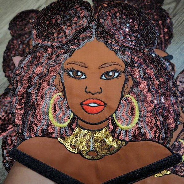 Afro Puff Patch - Etsy