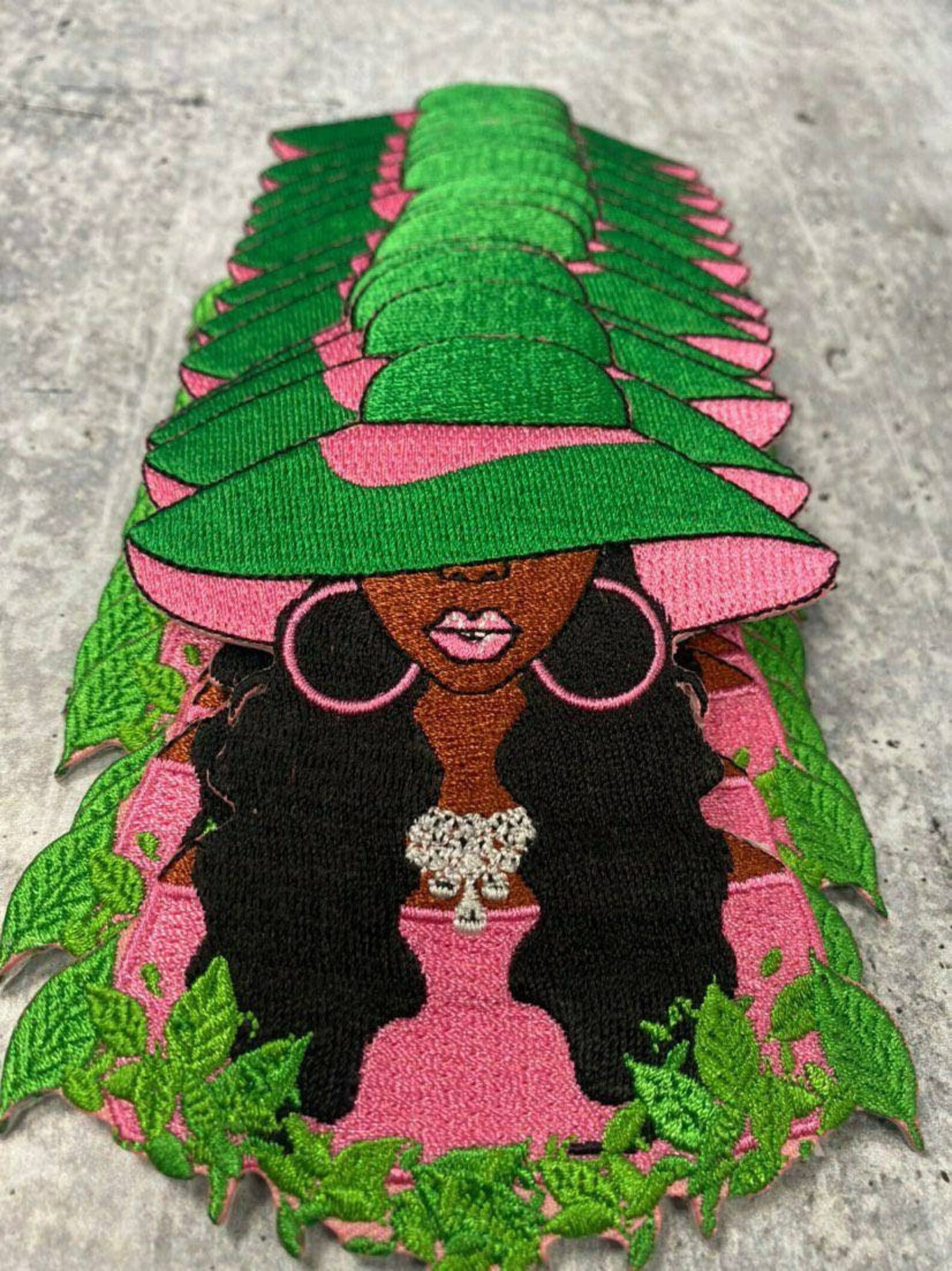 Sassy Pink & Green Sophisticated Diva 1pc With Pink - Etsy
