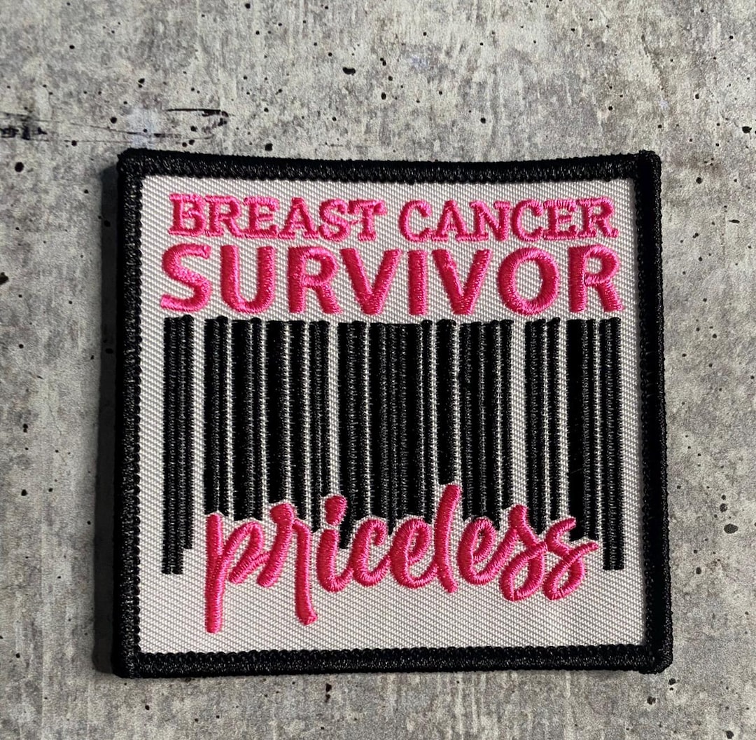 Patch Party Club, (1-pc)"breast Cancer Survivor Priceless" Iron-on ...