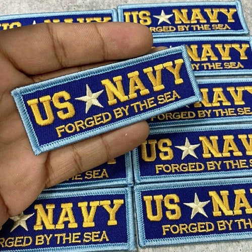 New us Navy Military Emblem Navy Blue & Gold - Etsy