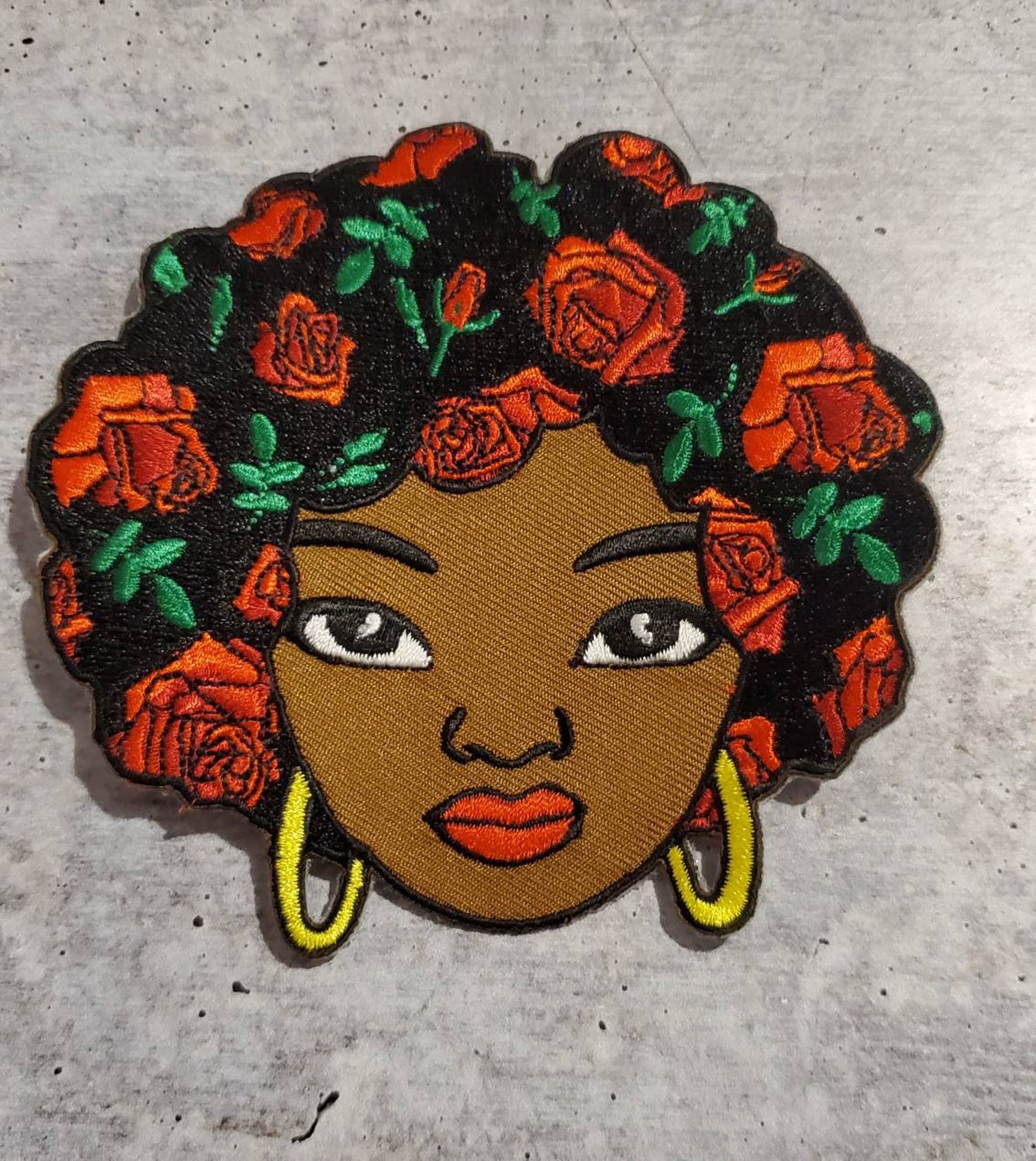 Beautiful NEW floral Queen Embroidered Patch - Etsy