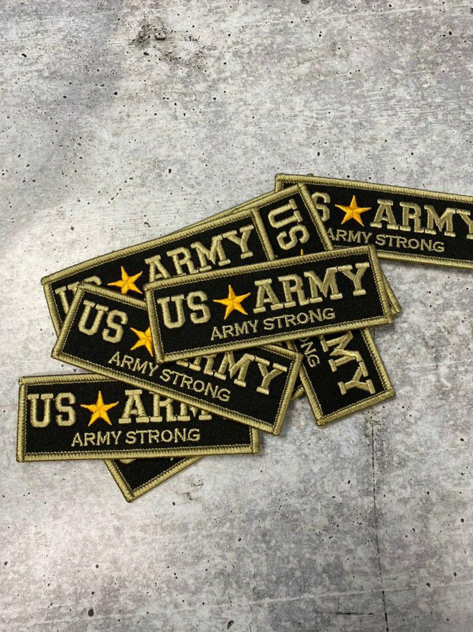 New US ARMY Military Emblem Army Green & Black | Etsy