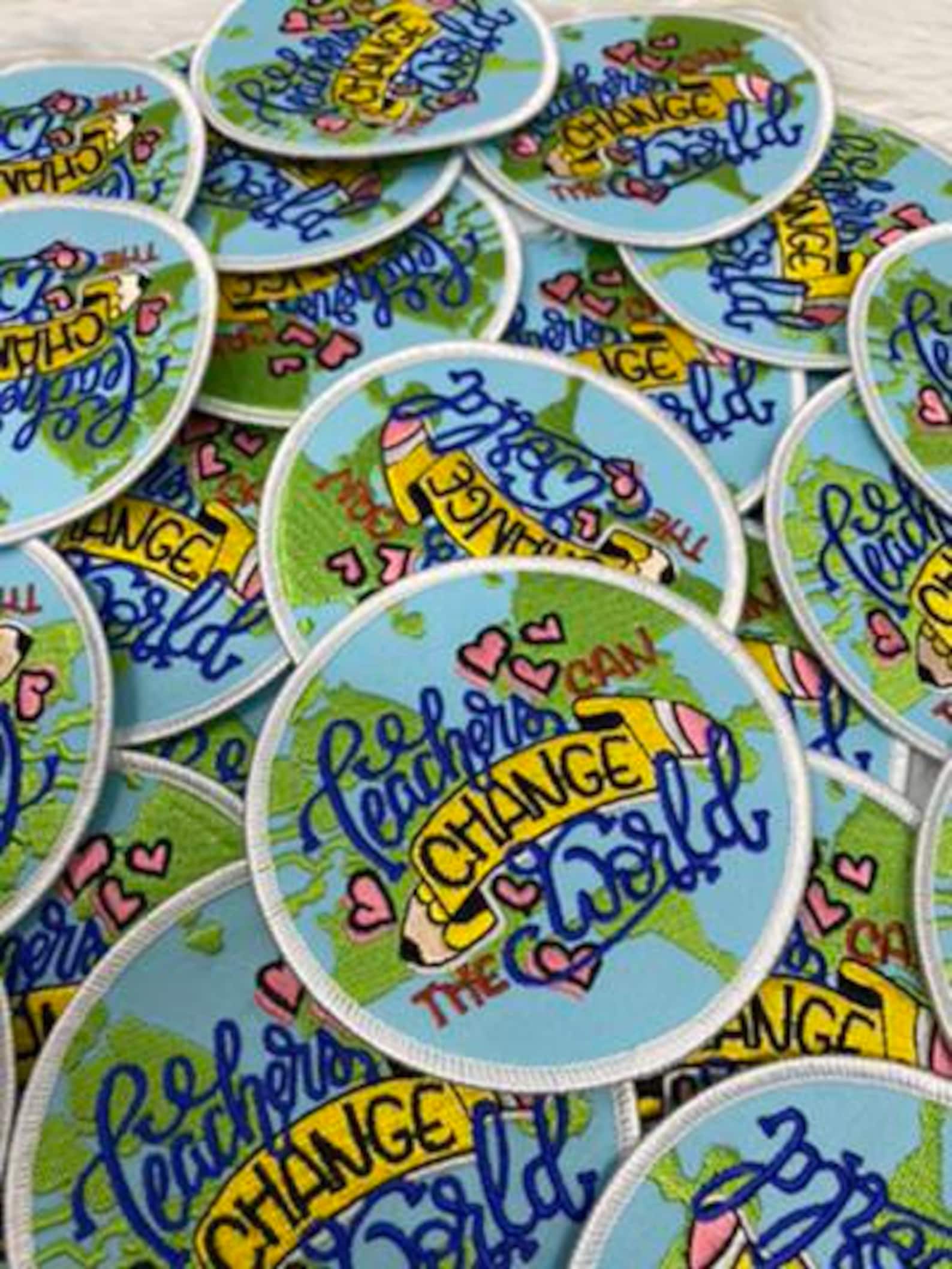 Teacher's Appreciation Gift Iron-on Embroidery Patch for - Etsy