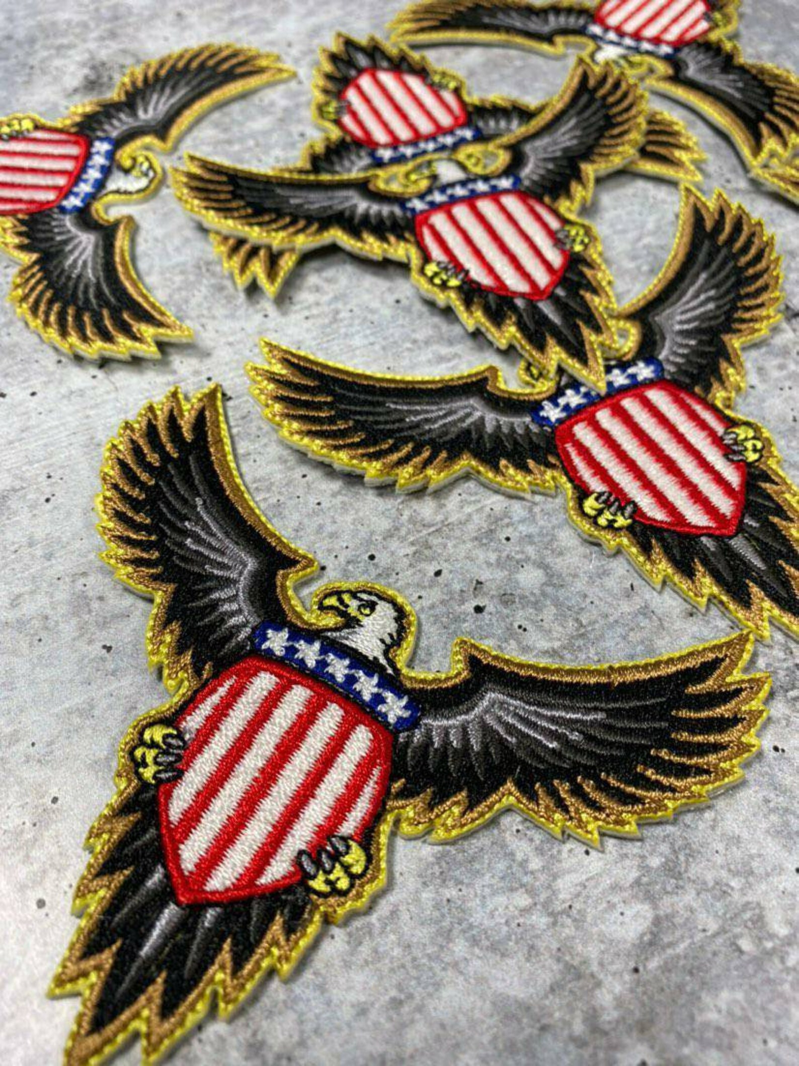 New bald Eagle Military Emblem With 5-stars and | Etsy