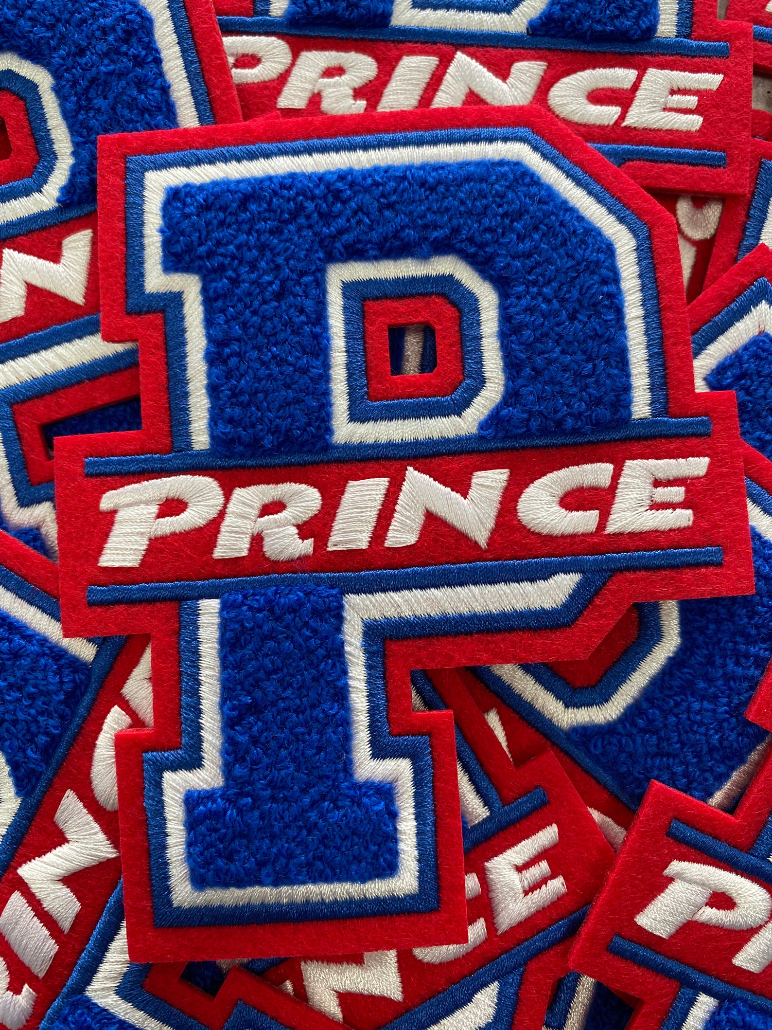 Chenille Monogram Letter p Embroidered Word - Etsy