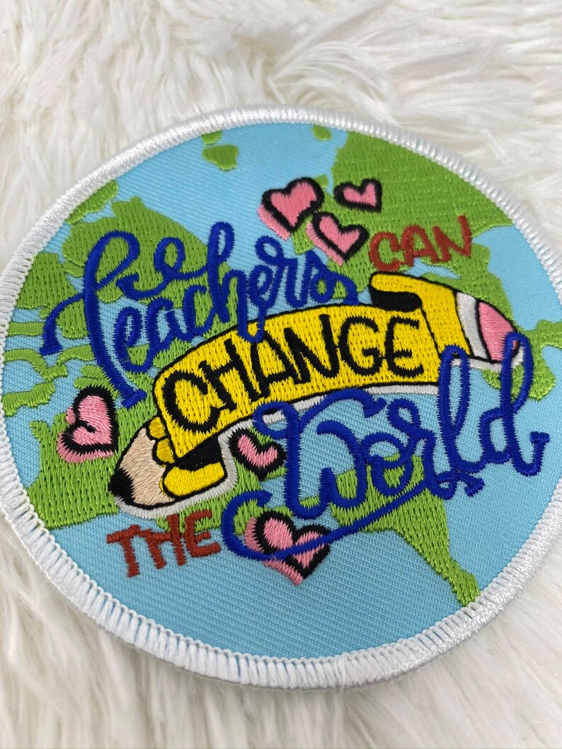 Teacher's Appreciation Gift Iron-on Embroidery Patch for - Etsy