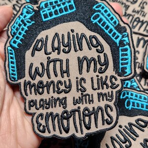 Funny Movie Quotes Patch, 1-pc "playing With My Money, is Like ...