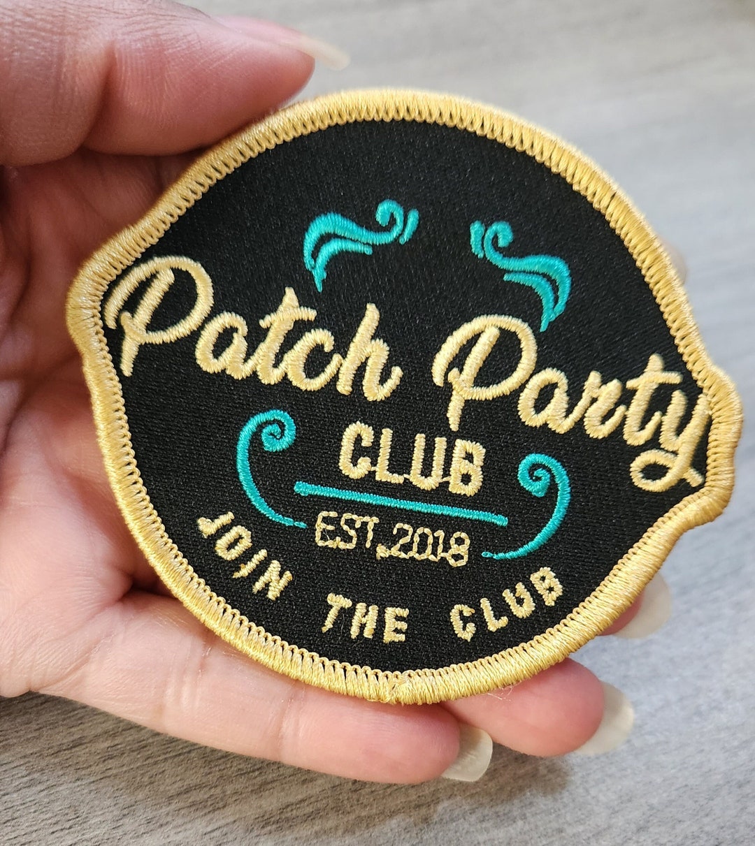 Exclusive, OFFICIAL "patch Party Club" 3" Logo Patch, (1-pc) Circular ...