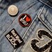 New Enamel Pin black Mixed With Black Exclusive - Etsy