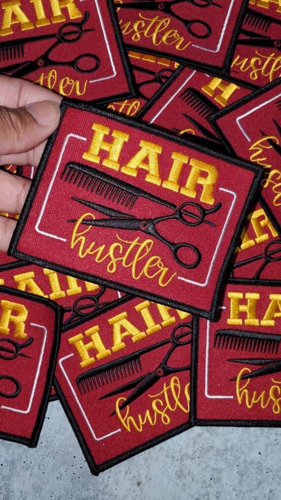 NEW Maroon hair Hustler Stylist Badge 1-pc - Etsy