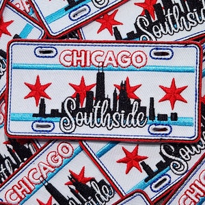 Collectable:"chicago Southside" (1-pc) Iconic License Plate, Iron-on ...