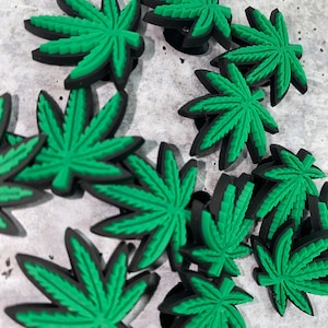 New, "4/20 Weed Leaf" Charm for Crocs; 1pc., Symbolic Statement Charms ...