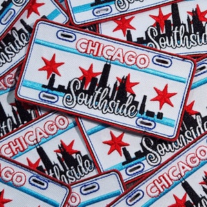 Collectable:"chicago Southside" (1-pc) Iconic License Plate, Iron-on ...