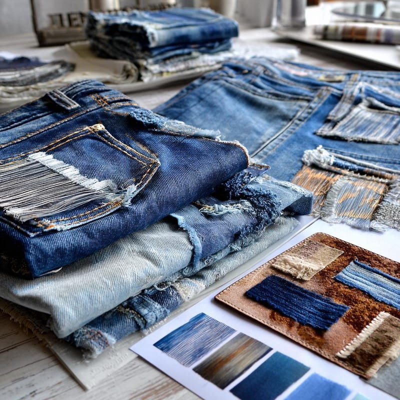 Junk Jean Hat - Etsy