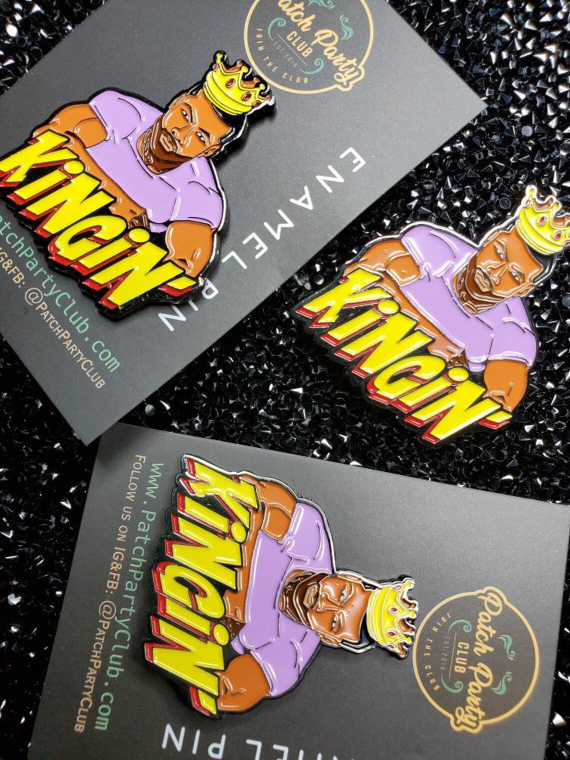 Cool Enamel Pin for Men Kingin Exclusive Lapel | Etsy