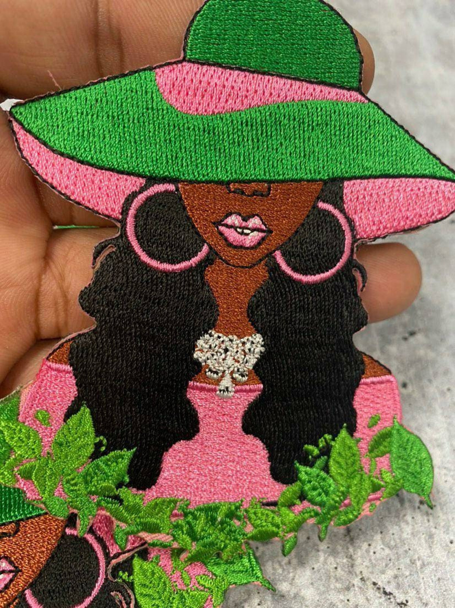 Sassy Pink & Green Sophisticated Diva 1pc With Pink - Etsy