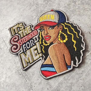 Patch Party Club, (1-pc) Sisterhood Patch, Size 4" – “it’s the Sisterhood for Me!” Queen ...