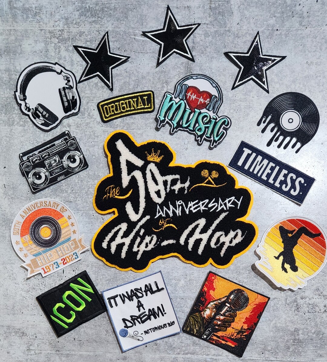 EXCLUSIVE: 50th Anniversary of Hip Hop Limited Edition Patch Collection ...