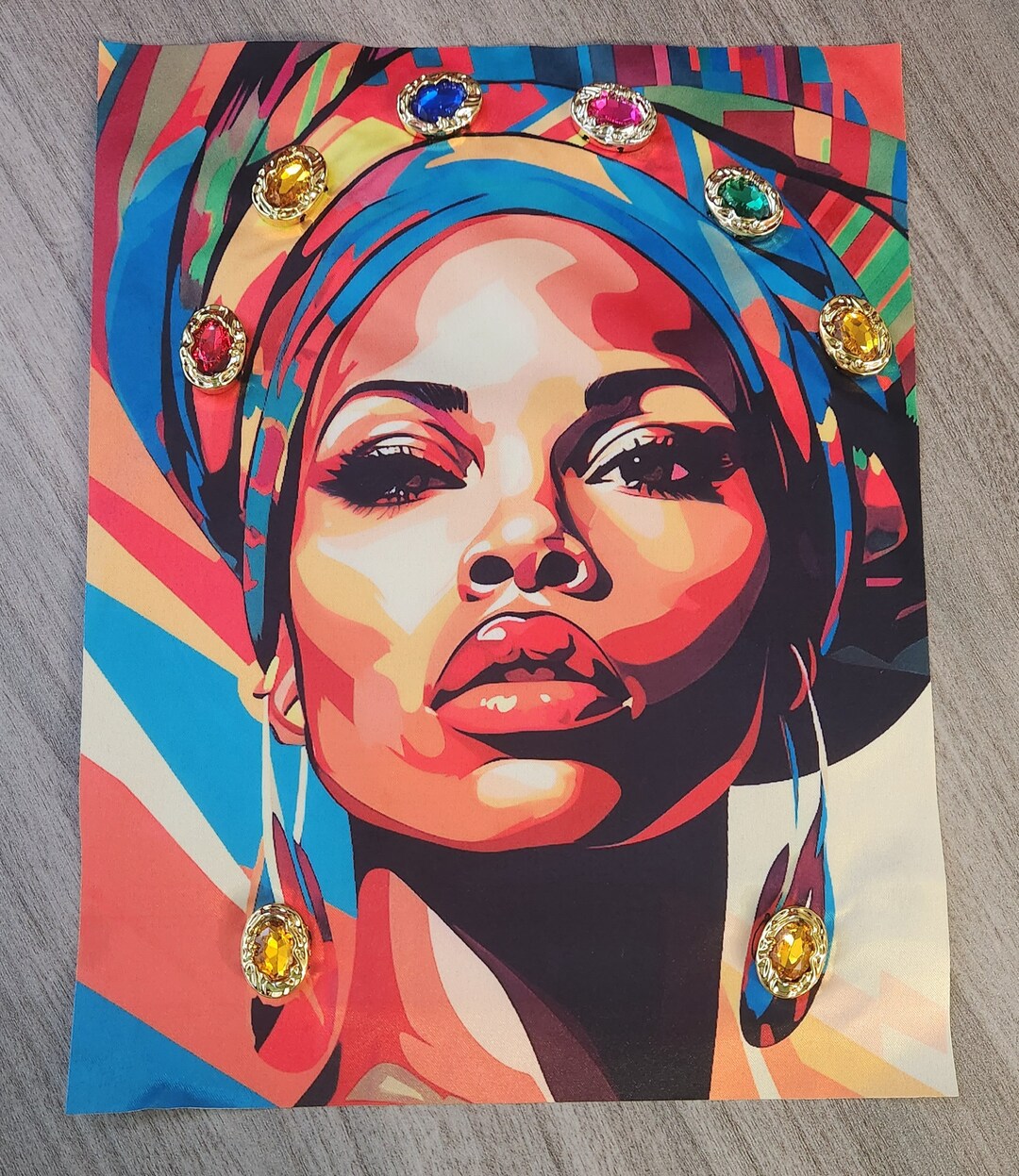 Exclusive, 1-pc, Large, Beautiful, Sew-on Patch "melanated Opulence ...
