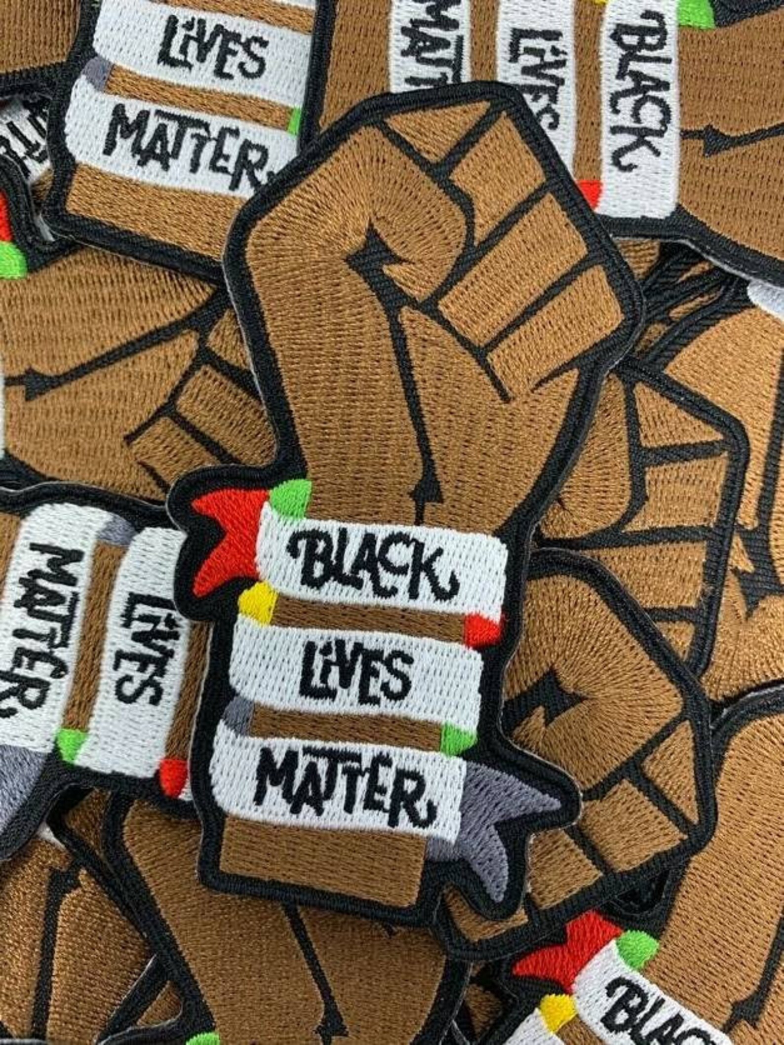 Black Lives Matter Fist Exclusive Afrocentric Patch BLM | Etsy
