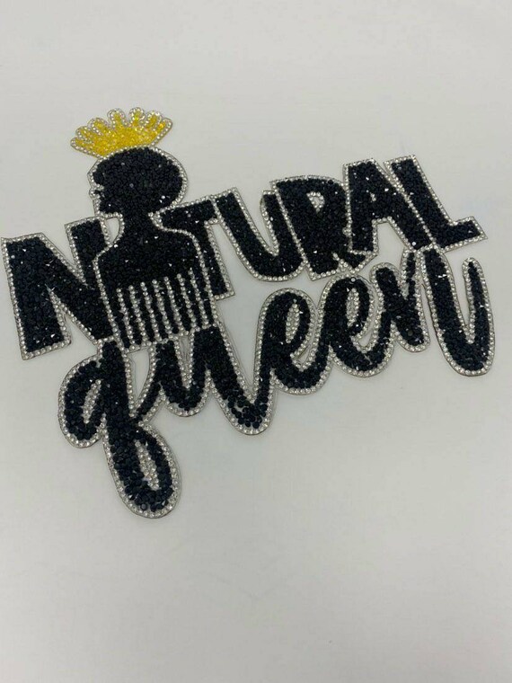 Rhinestone Patch natural Queen Super Bling Patch - Etsy