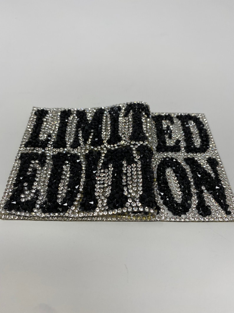 NEW Blinged Out limited Edition Rhinestone Patch - Etsy