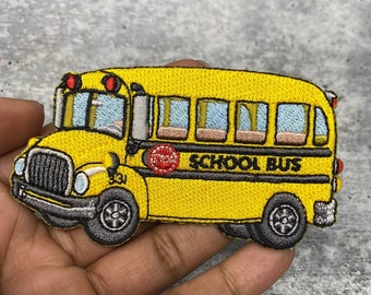 School Bus Iron On - Etsy