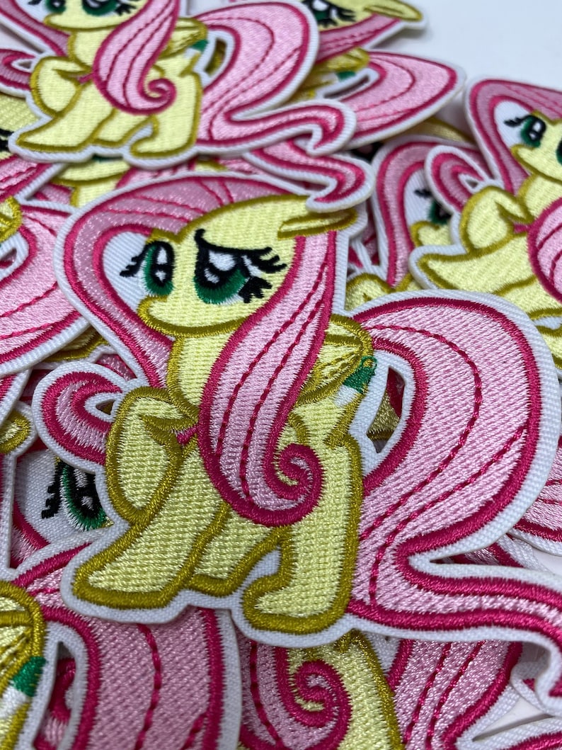NEW, Exclusive Patch "pouting Pony" Iron-on Embroidered 3D Patch, Size ...