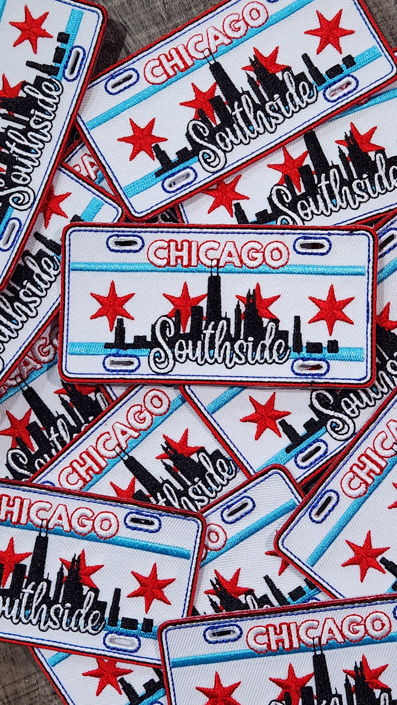 Collectable:"chicago Southside" (1-pc) Iconic License Plate, Iron-on ...