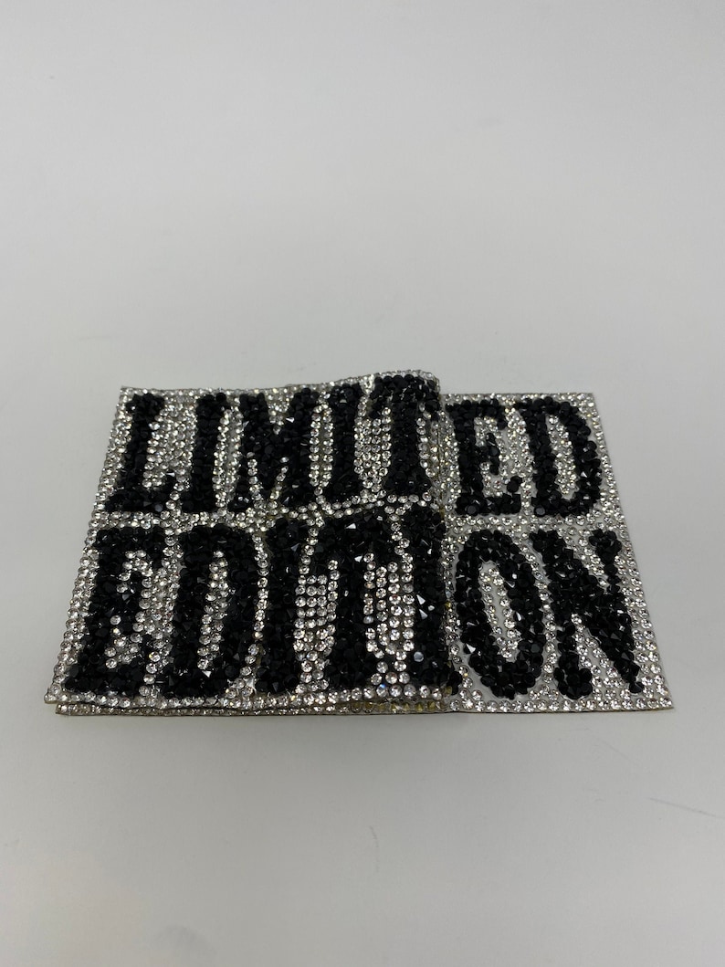 NEW Blinged Out limited Edition Rhinestone Patch - Etsy