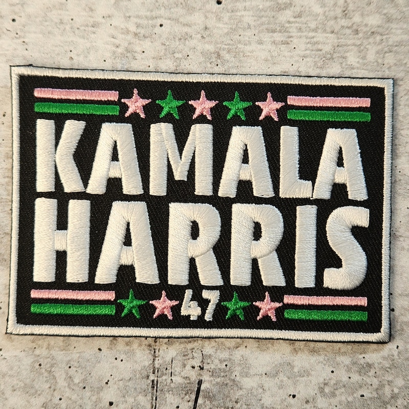 Kamala Embroidered Patch - Etsy
