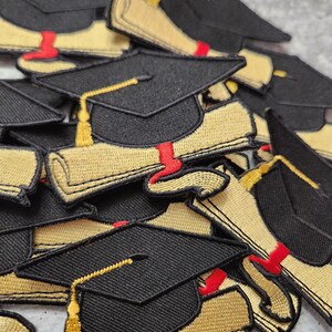 Patch Party Club, (1-pc) "graduation Cap & Diploma" Patch, Size 3 ...
