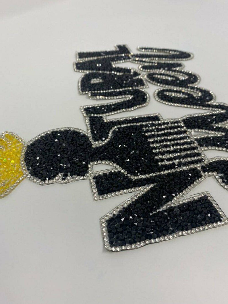 Rhinestone Patch natural Queen Super Bling Patch - Etsy