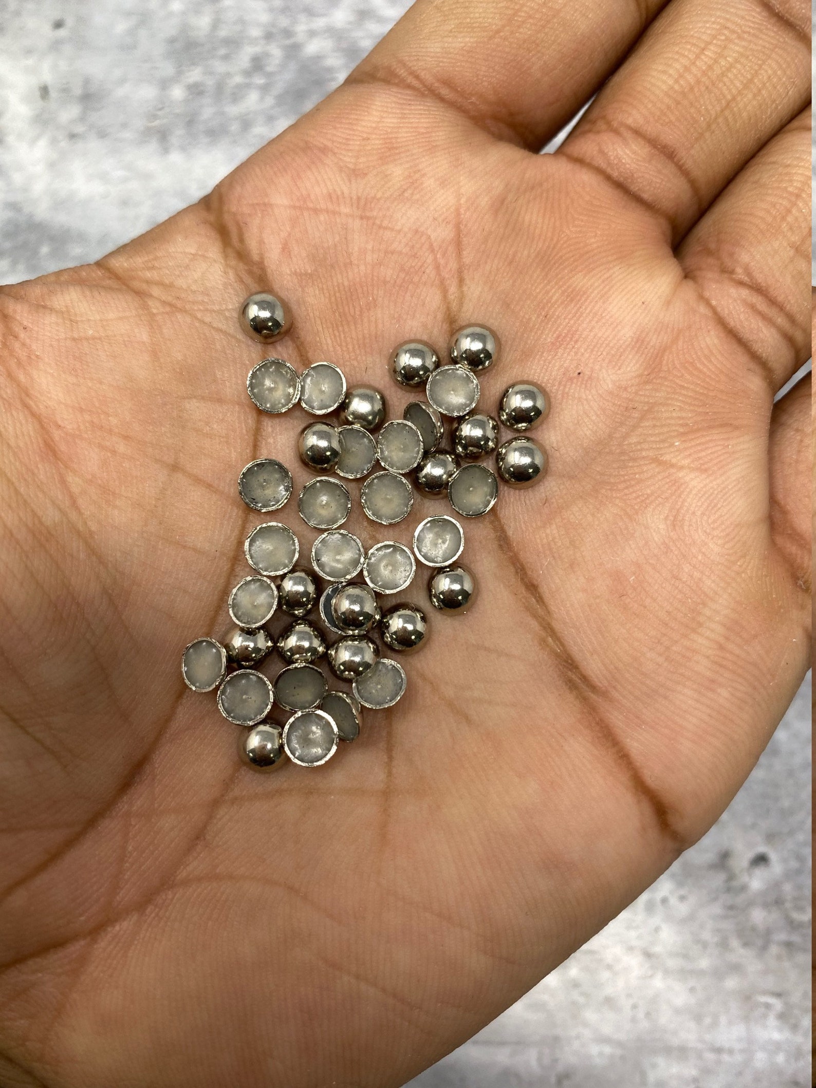 NEW Hotfix Dome Studs 100 Pcs 6mm small SILVER Great for | Etsy