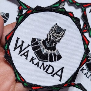Wakanda Assorted 6-pc, Limited Edition Set, "wakanda Forever" Iron-on Patches, Patch Grab Bag ...