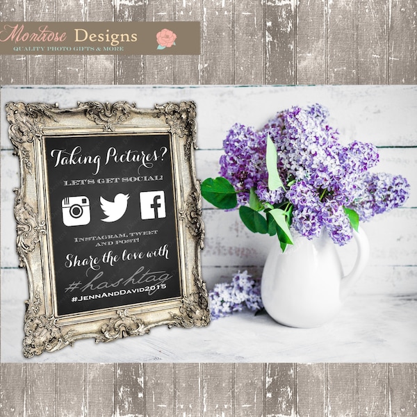 Hashtag Chalkboard - Etsy