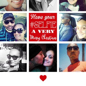Have Your selfie A Very Merry Christmas Photo Greeting Card - Etsy