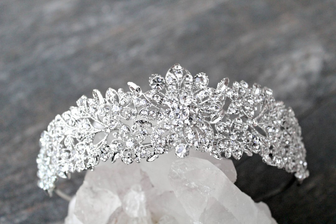 Bridal Tiara Crystal Tiara - EVELYN Tiara, Swarovski Bridal Tiara ...