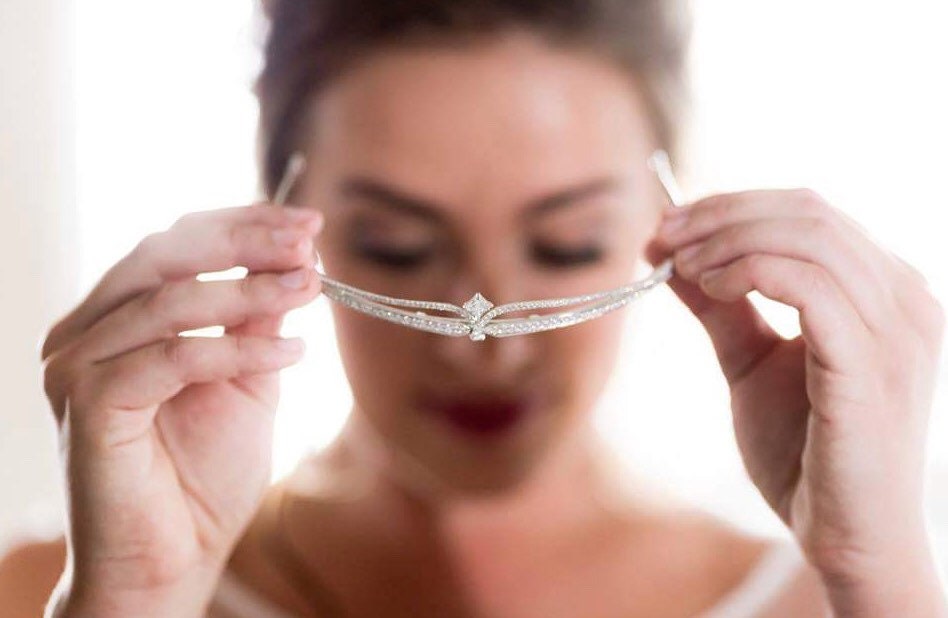 Wedding Tiara Crystal Tiara - MEG Petite Swarovski Bridal Tiara Diamond ...