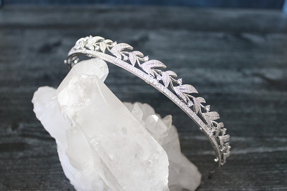 Bridal Tiara LADY VIOLET Tiara Royal Bridal Crystal Wedding - Etsy