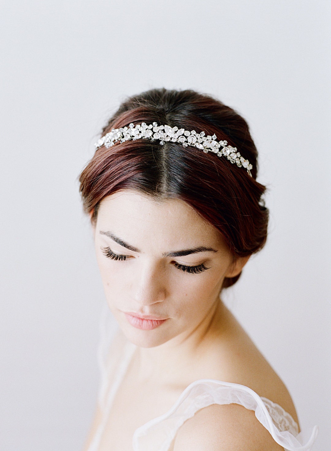 Bridal Headband Swarovski Crystal Headband Wedding Headband Bridal