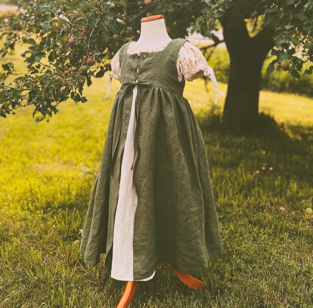 Renaissance Dress, Renaissance Costume, Kids Costume, Medieval Clothing ...