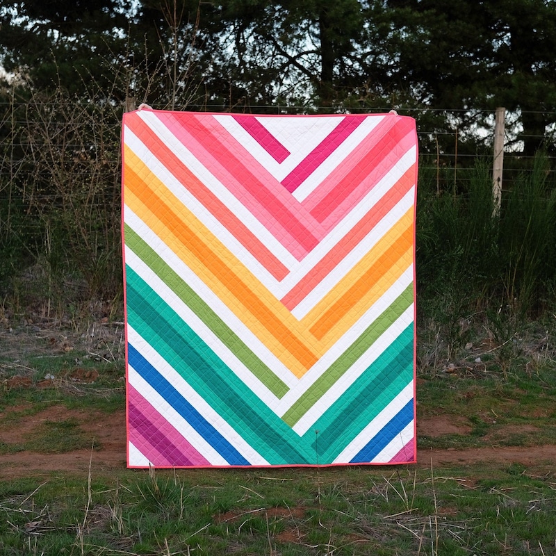 Mid Century Quilt Pattern - Etsy