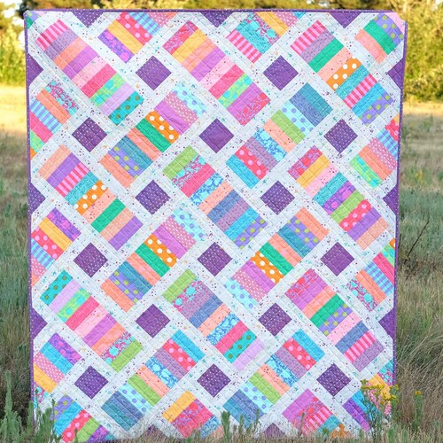 Zig Zag Quilt Pattern Tutorial W Photos Fast Fun Easy Pdf - Etsy