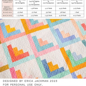 The Bonnie Quilt PDF Pattern - Etsy